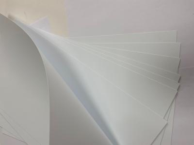 China White Color Matt Printable PVC Sheets 760micron 800micron For SIM Cards for sale