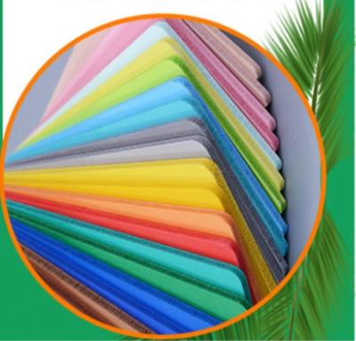 China 0.5g/Cm3 Density Coloured PVC Foam Board Sheet 4mm Water Resistance For Display for sale