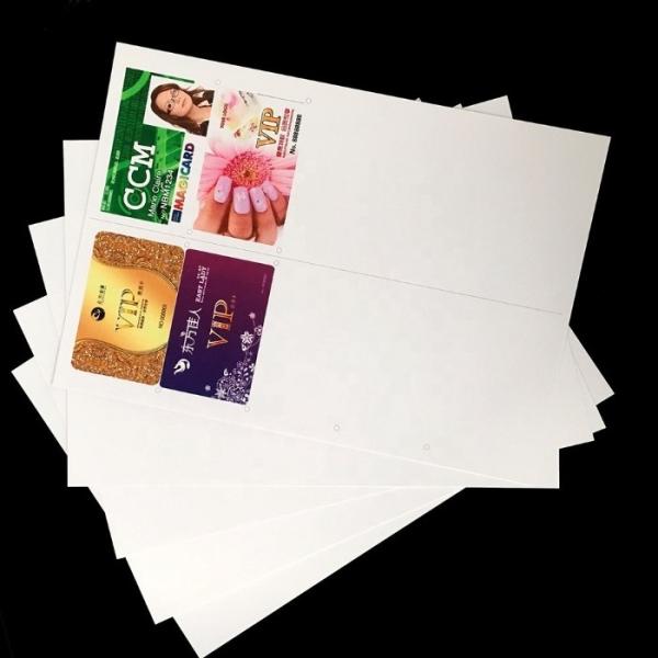 Quality PVC Inkjet Printing Sheets 0.16mm 0.22mm Thickness For Producing Cards for sale