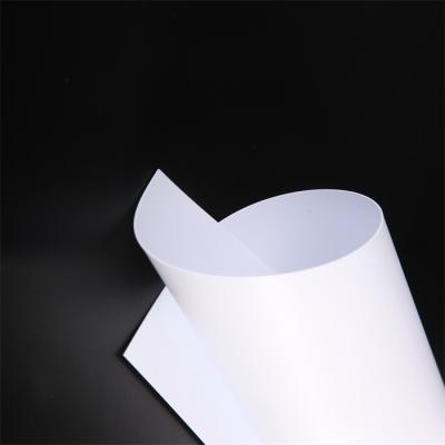 China White Color PVC Core Sheet Matte Surface 320micron 0.32mm Thick For Bank Cards for sale