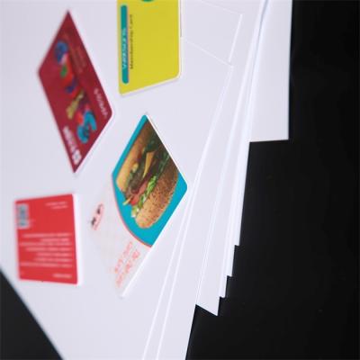 China White / Colored PVC Core Sheet 0.2mm For Plastic Cards Lamination for sale