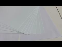 White PVC core sheet for ID cards