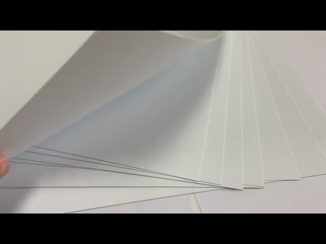 Carte en plastique / Carte en PVC blanc 100 microns Pour les cartes sans contact