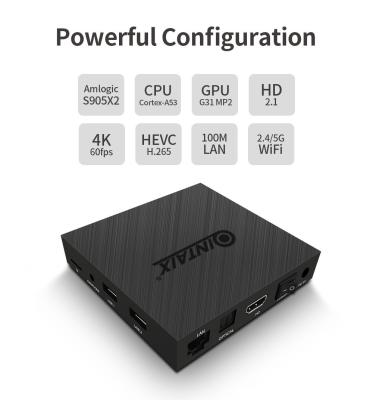 China Best Android tv box 4gb ram 32gb rom quad core tv box 4k Android 9.0 with RTC for sale