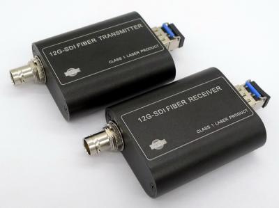 China 12G-SDI to fiber converter-4K-SDI video Ultra HD to fiber-1 channel 12G-SDI over fiber optic Exterder for sale