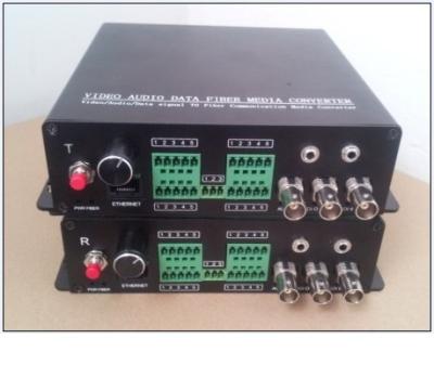 China 3G-SDI+RS485/RS232/RS422 Data+Ethernet+audio to fiber Transmission and Reception for  PTZ camera。Single mode single fibe for sale