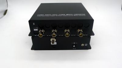 China 4 Port  3G-SDI over Fiber Optic Extender -4 channel 3G-SDI to fiber converter  transmitters and  receivers Single fiber for sale
