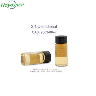 China CAS 2363-88-4 C10H16O Trans,Trans-2,4-Decadienal Flavor Chemical with Fatty, Fried, and Waxy aroma for sale