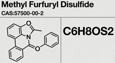China Methyl Furfuryl Disulfide CAS:57500-00-2 Toasted bread crust, Roasted meat, and Coffee aroma, with a hint of sulfur for sale
