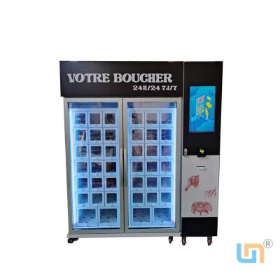 China Frozen Locker Vending Machine for Retail – R290 Refrigerant for Meat & Seafood Stores, Supermarkets & Farms for sale