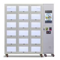 China Customized Big Capacity Locker Vending Machine 400L for Snacks Drinks Fresh Fruits Glass Bottles for sale