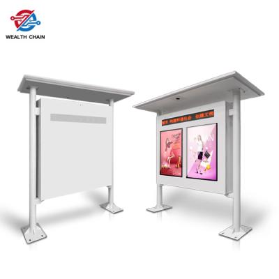 Cina Il chiosco LCD all'aperto impermeabile di Digital con del tetto 2 della colonna visualizzazione individualmente in vendita