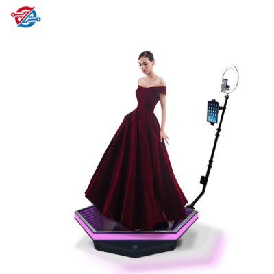 China 4 Person 360 Rotating Photo Booth 80cm 100cm 115cm Party Slow Rotating Spinning Camera for sale