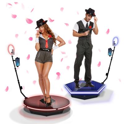 Cina Remote Control 360 Photobooth Machine Portable Selfie Platform Spin Photo Booth Vending Machine in vendita