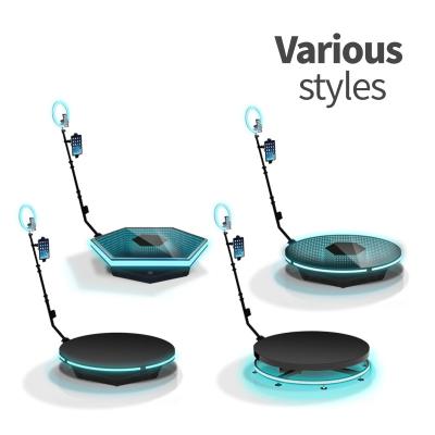 Cina Remote Control 360 Photobooth Machine Portable Selfie Platform Spin Photo Booth Vending Machine in vendita