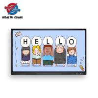 China Windows 10 Android 7.1 4K Digital Interactive Whiteboard Multi Touch for sale