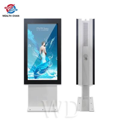 Cina Bianco LCD alla moda del chiosco del cavalletto dell'esposizione di 2 lati per pubblicità in vendita