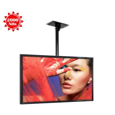 Cina Esposizione d'attaccatura 2000nits di LCD della finestra di vetro per il segno del deposito visibile al sole in vendita