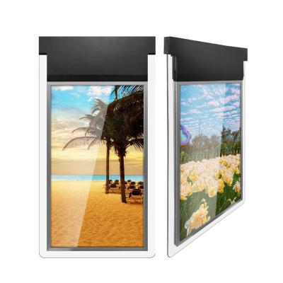 China 43inch het hangen van Tweezijdige Venstervertoning met Hoge Heldere Lcd Te koop