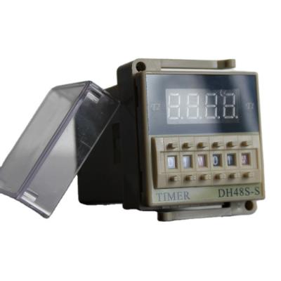 China Programmable Double Time Delay Relay DH48S-S Socket Base Voltage DC12V DC24V AC110 AC220V for sale