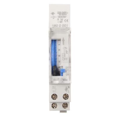 China 15 Minutes Mechanical Timer 24 Hours Timer Switch Programmable Din Rail Timer SUL180a for sale