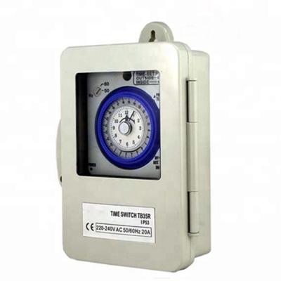 China IP65 waterproof timer TB35R 24hours Mechanical clock time switch box for sale