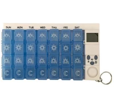 China Digital 7days pill reminder pill box case timer w/ alarm electronic medicine Tools Pill Cases for sale