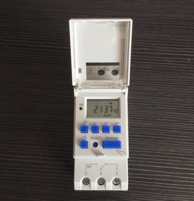 China DHC15 Weekly Programmable Digital Electronic Timer AHC15T 50Hz 24 Hour Digital Time Switch Din Rail Timer Switch for sale