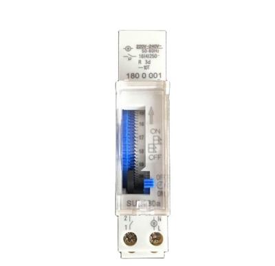 China SUL180a 90 Minutes DIN Rail Timer 24 Hours Daily Mechanical Time Switch for sale