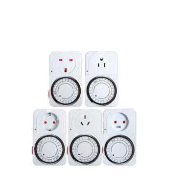China US UK FR AU DE Socket Mechanical Timer 24Hours timer switch for sale