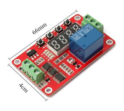 China AC 250V/10A digital LCD touch electronic timer switch relay module for sale