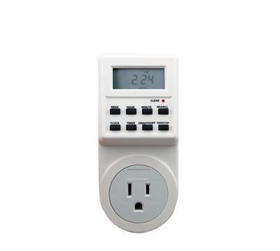 China 24 hours Digital Electronic Plug-in Programmable Timer Switch Socket for sale