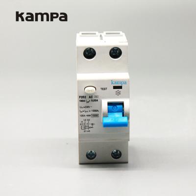 Kampa Factory supply best price F202 40A Residual Current Circuit Breaker RCCB