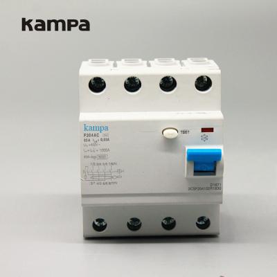 China Kampa Hot-sale 4P 80A F204 RCCB for sale