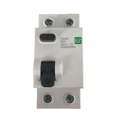 China Earth Leakage circuit breaker elcb/rccb Kampa Easy 9 2P 63A for sale