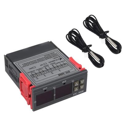 STC-3008 Digital Display Intelligent Double Control Electronic Temperature Controller