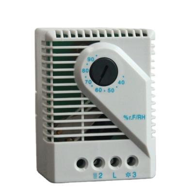 China Small compact adjustable Hygrostat Controller , Mechanical Humidity Controller Connect Fan or Heater for Cabinet MFR 012 for sale