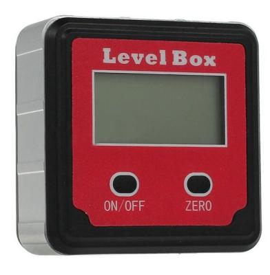 China Red Precision protractor inclinometer Level digital angle finder Bevel Box for sale