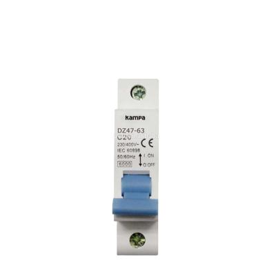 China Mini Circuit Breaker  Kampa  DZ47-63 High Quality for sale