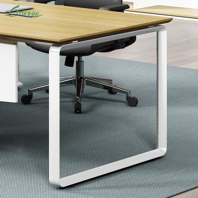 China Latest Office Table Designs Executive Desk L Shaped MFC Manager Table for sale