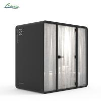 China Customizable Size Noise Reducing Work Booth 2 Power Outlets for a Comfortable and Work Environment for sale