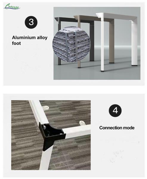 Quality Storage Function Open Space Office Workstation Lockable Drawers for Convenience for sale