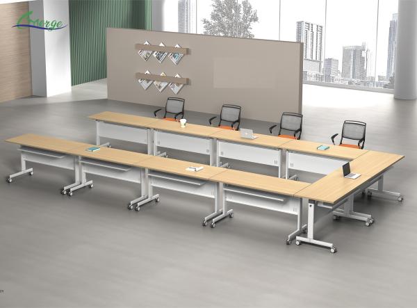 Quality Customize Your Folding Table with 1.5mm Cold Rolled Steel Leg Wooden Furniture for sale