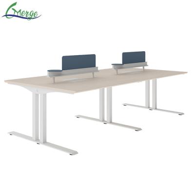 China 4 Compartments Open Space Office Workstation Perfect for Home Office Efficiency for sale