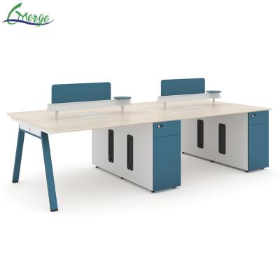 China 2 Shelves Open Space Workstation of Office for Collaborative Spaces for sale