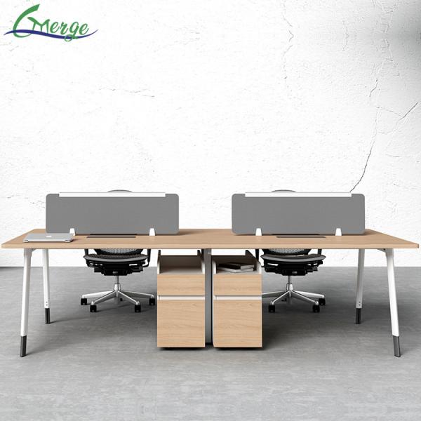 Quality Streamlined Organization Space Office Workstation of Open with 4 Compartments for sale