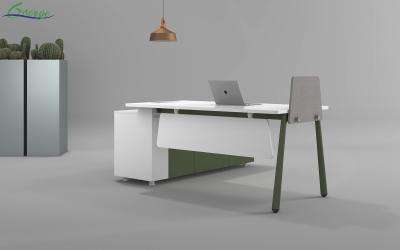 China Modern Design Style and Lockable Drawers Open Space Office Workstation with 4 Compartments for sale