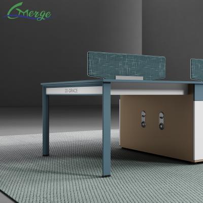 China Create a Productive Home Office with Open Space Office Workstation and 2 Drawers for sale