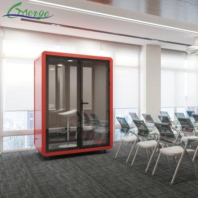China Create a Productive Environment with Easy Installation Soundproof Phone Booths for Offices Built-in Fan and LED Lighting for sale