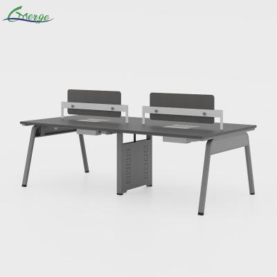 China Upgrade Your Workspace with Office Workstation Of Open Space 2400-2800L*1200-1400W*750H mm and Flexible Shelf Choices for sale